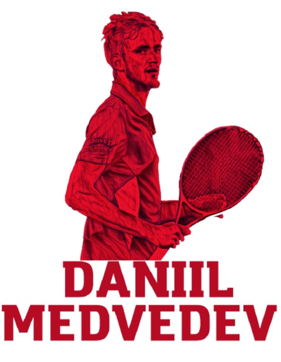 Daniil Medvedev - BorodinaAlen - Drawings & Illustration, People ...