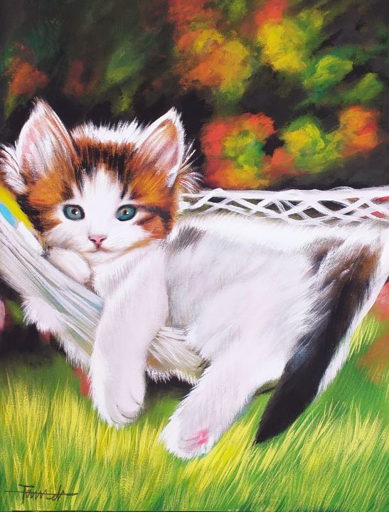 Lovely cat - Tamer - Paintings & Prints, Animals, Birds, & Fish, Cats ...