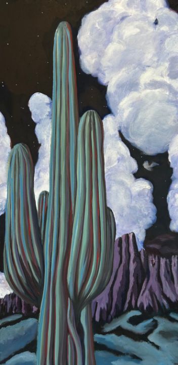 SUPERSTITION NIGHT - Art by Eric Ahern - Paintings & Prints, Landscapes ...