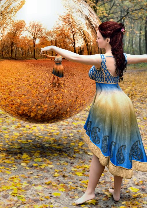 Autumn Dancer - Steve Kelly aka kellyocs - Digital Art, Fantasy ...