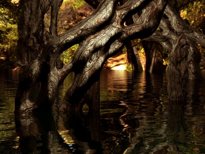 By Streams of Water - Steve Kelly aka kellyocs - Digital Art & AI ...