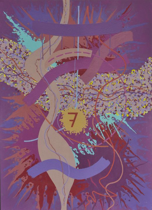 nebula - Jack Jasper - Paintings & Prints, Abstract, Figurative - ArtPal