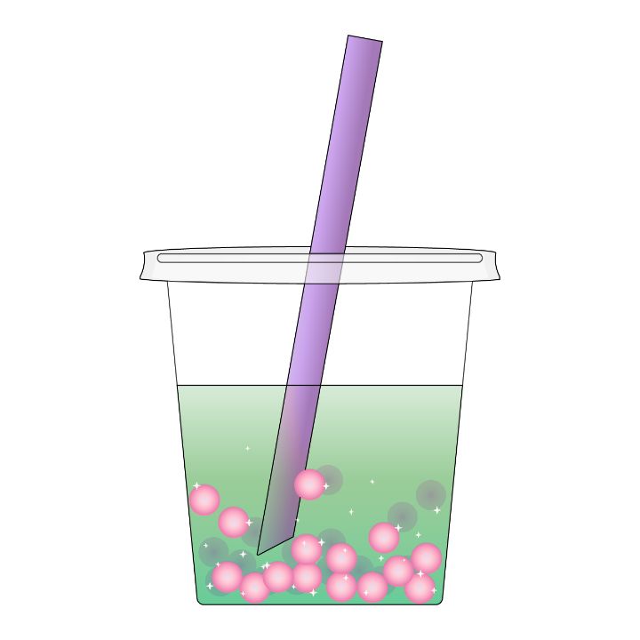 Green Tea Boba - Amanda Tory - Digital Art & AI, Food & Beverage, Other ...
