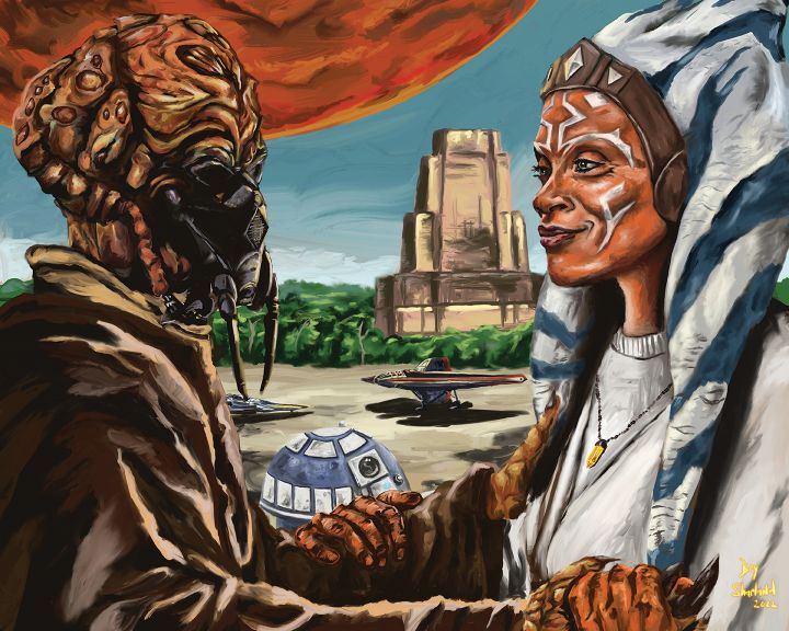 Master Plo and Little 'Soka - Bry Sharland - Drawings & Illustration ...