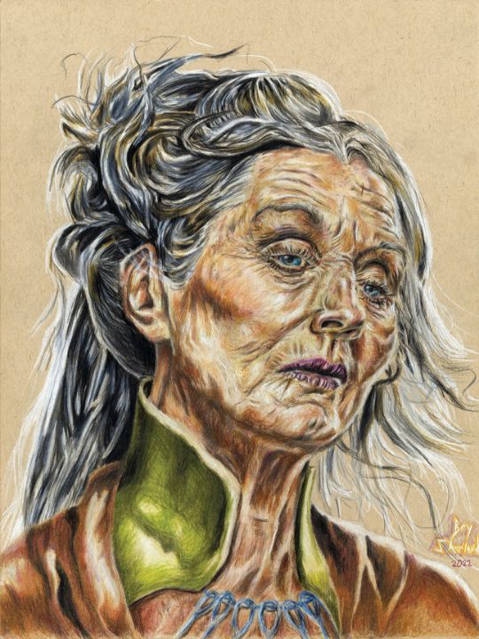 The Dark Woman - Bry Sharland - Drawings & Illustration, Fantasy ...