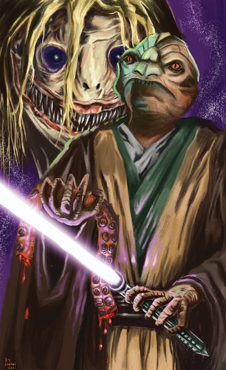 Saba Sebatyne vs. Abeloth - Bry Sharland - Drawings & Illustration ...