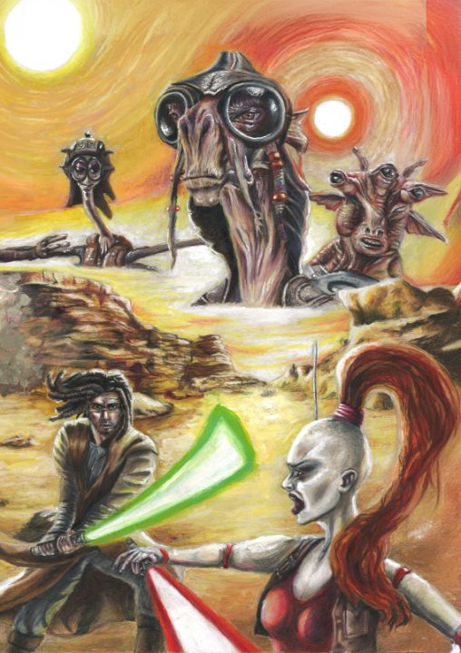 Tales from the Boonta Eve Classic - Bry Sharland - Drawings ...