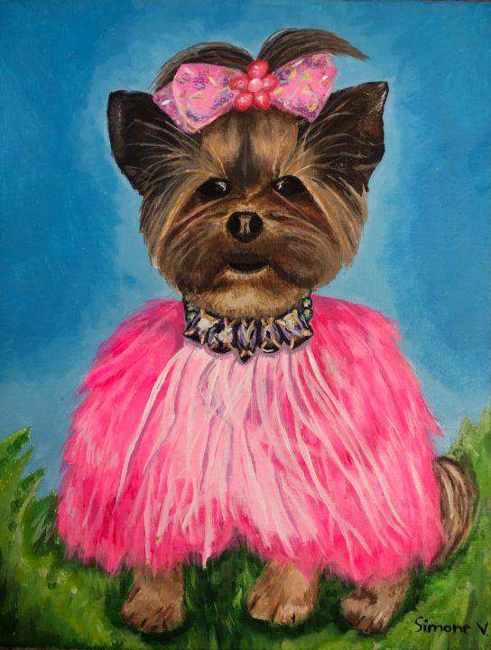 Livie - Simone V. - Paintings & Prints, Animals, Birds, & Fish, Dogs ...