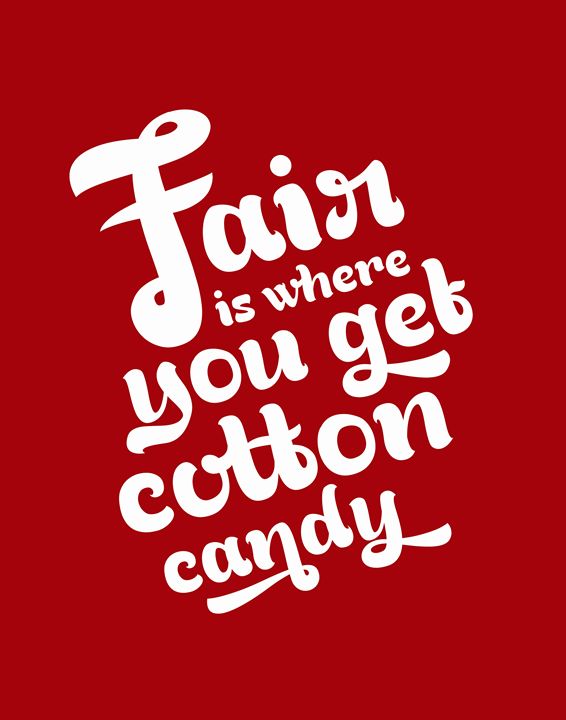 Fair in Red - Megan Romo - Digital Art, Humor & Satire, Signs & Sayings ...