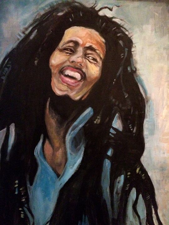 Bob Marley - Ken Hutley Designs - Paintings & Prints, People & Figures ...