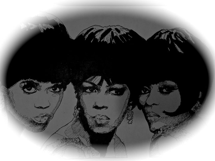The Motown Girl's - Ken Hutley Designs - Drawings & Illustration ...