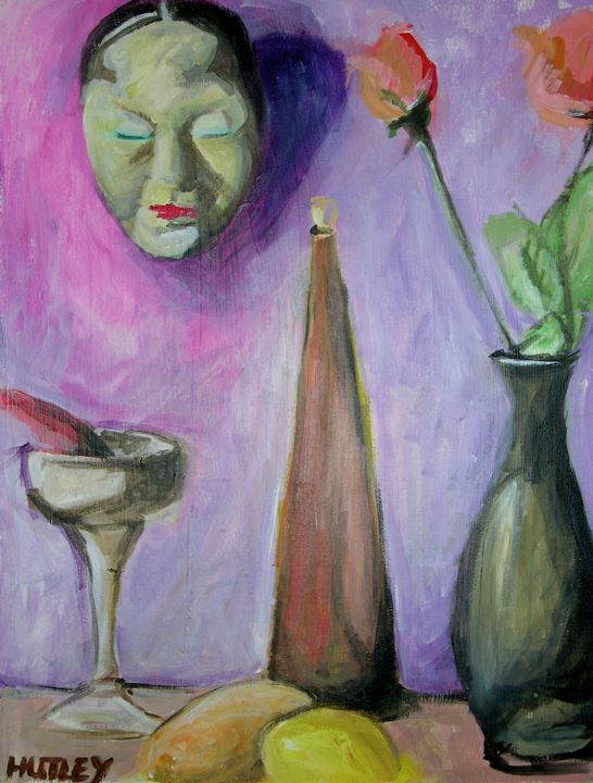 Still life with Mask - Ken Hutley Designs - Drawings & Illustration ...