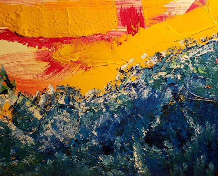 "MiDDay Tide Change" - Jim Ballman - Paintings & Prints, Abstract ...