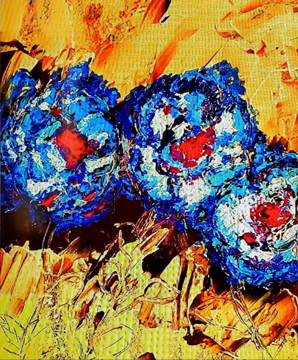 Three Beauty's - Jim Ballman - Paintings & Prints, Abstract, Color - ArtPal