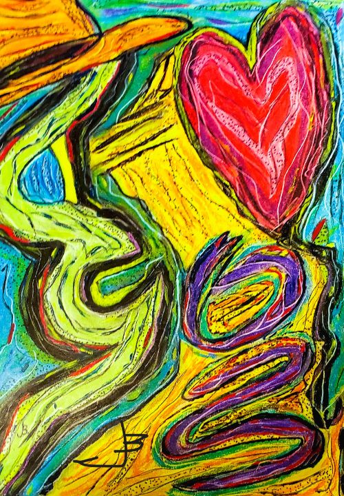 "LOST Love" - Jim Ballman - Paintings & Prints, Abstract, Color - ArtPal