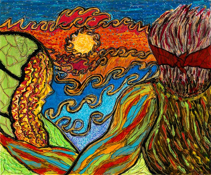 "DREAMIN" - Jim Ballman - Paintings & Prints, Abstract, Color - ArtPal