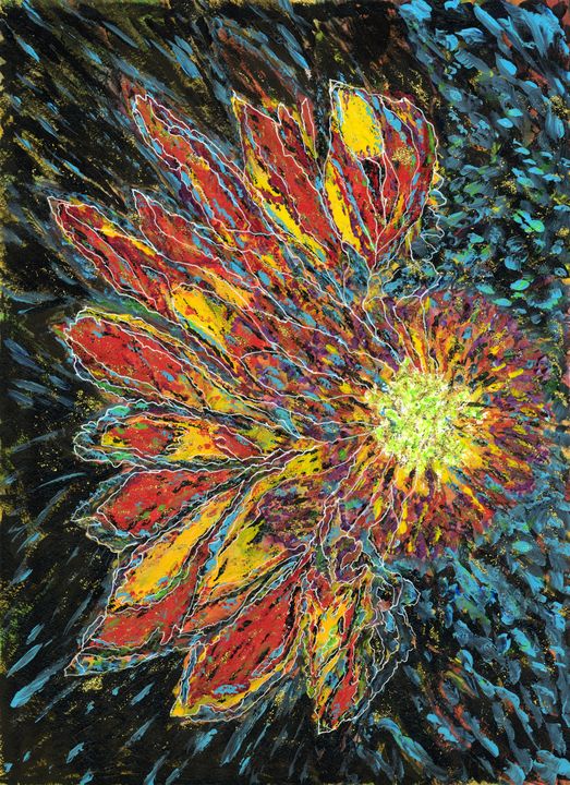 "Botanical Infusion" - Jim Ballman - Paintings & Prints, Abstract ...