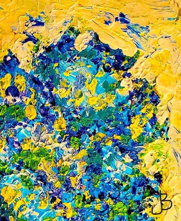 "Who is Your Oasis" - Jim Ballman - Paintings & Prints, Abstract ...