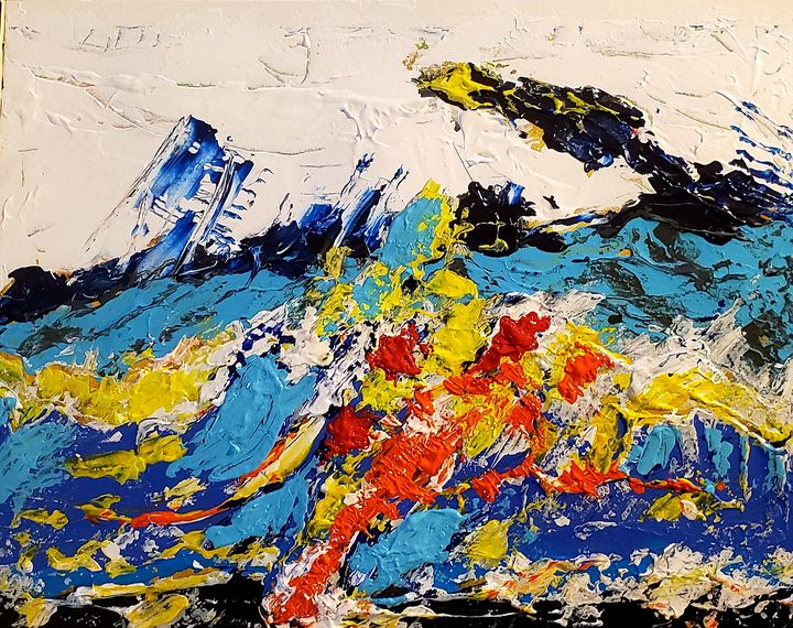 "Situational Flotsam" - Jim Ballman - Paintings & Prints, Abstract ...