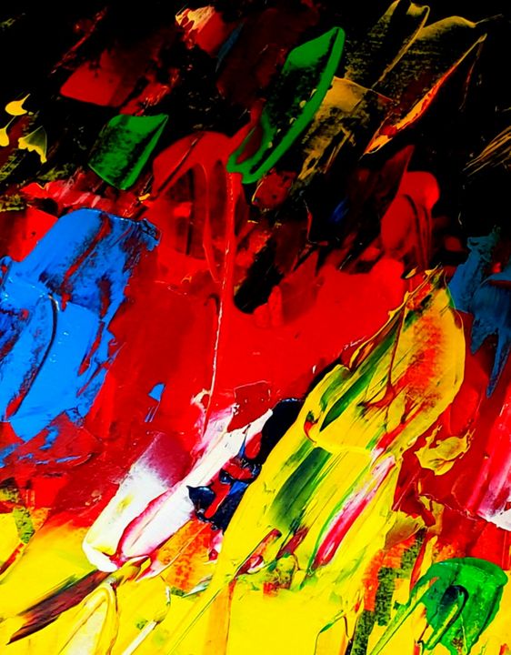 "CampFIRE" - Jim Ballman - Paintings & Prints, Abstract, Movement - ArtPal