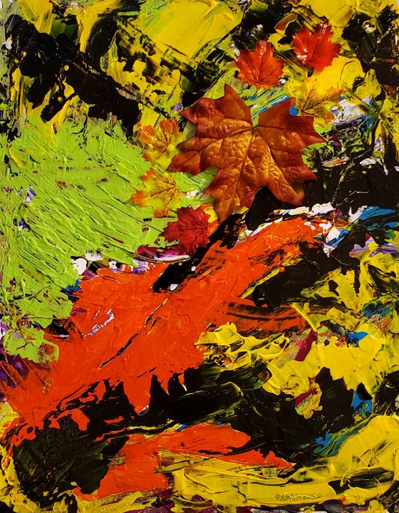 "Seasons Change, FALL" - Jim Ballman - Paintings & Prints, Abstract ...