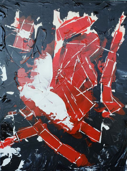 "SAVED" #1 - Jim Ballman - Paintings & Prints, Abstract, Movement - ArtPal