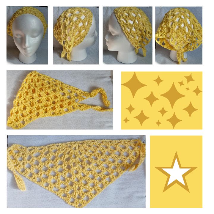 Yellow crochet bandana - Jsart Shop - Photography, People & Figures ...