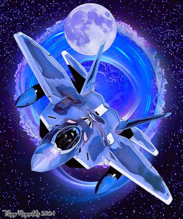 Moon Burn - Tripp Reynolds - Digital Art & AI, Politics & Patriotism ...
