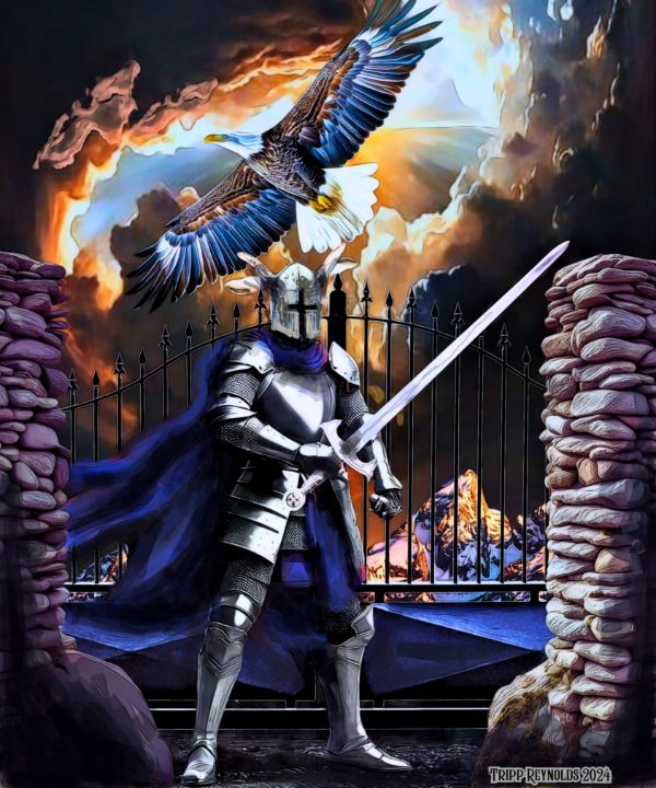 Gatekeeper of the Saints - Tripp Reynolds - Digital Art & AI, Religion ...