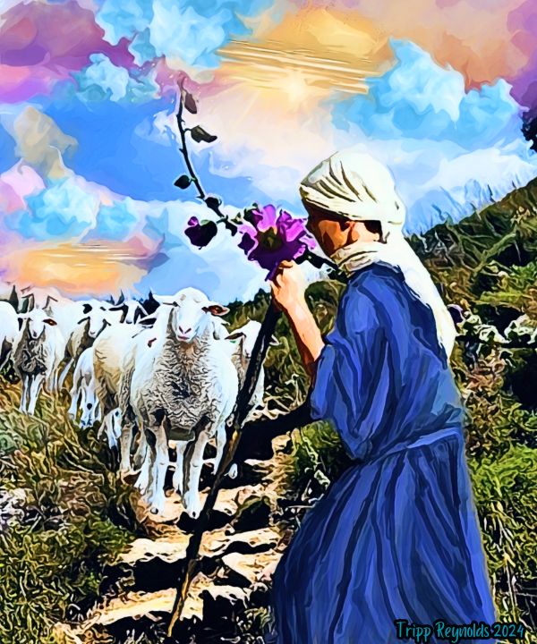 Psalm 23 (Young David) - Tripp Reynolds - Digital Art & AI, Religion ...