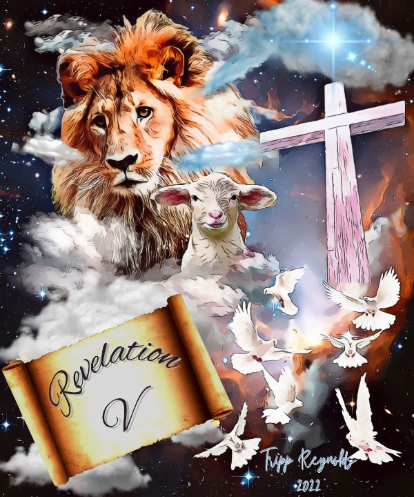 Lion and the Lamb (the scrolls) - Tripp Reynolds - Digital Art & AI ...