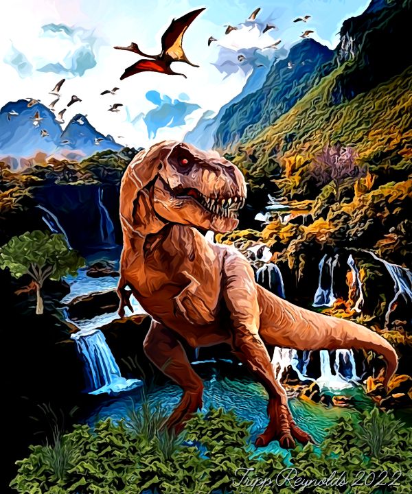 Alpha Rex - Tripp Reynolds - Digital Art & AI, Animals, Birds, & Fish ...