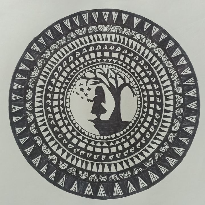 Whispers of freedom - Ashwini's Art - Drawings & Illustration, Flowers ...