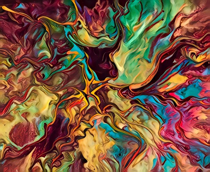 Aurora Highlights Abstract - KSSmithART - Paintings & Prints, Abstract ...