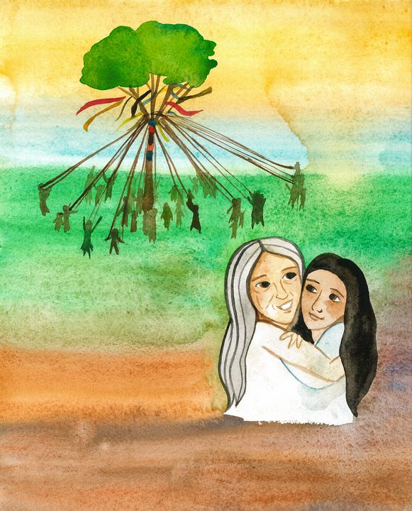 Sundance Ceremony - Fairychamber - Paintings & Prints, Ethnic, Cultural ...