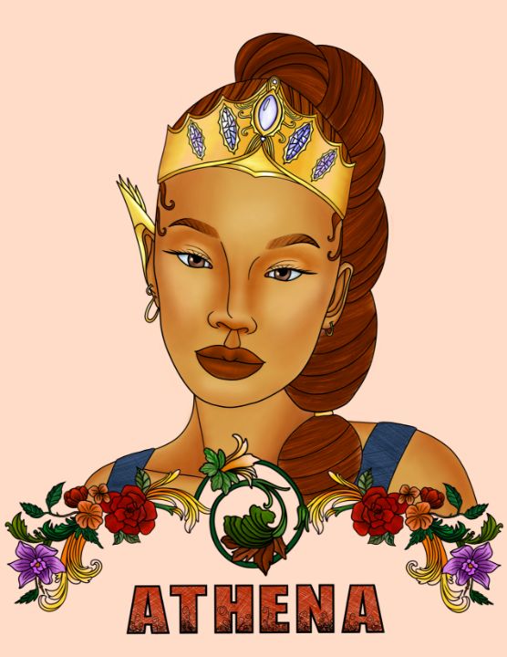 Athena - Mystic Colour - Drawings & Illustration, Fantasy & Mythology ...