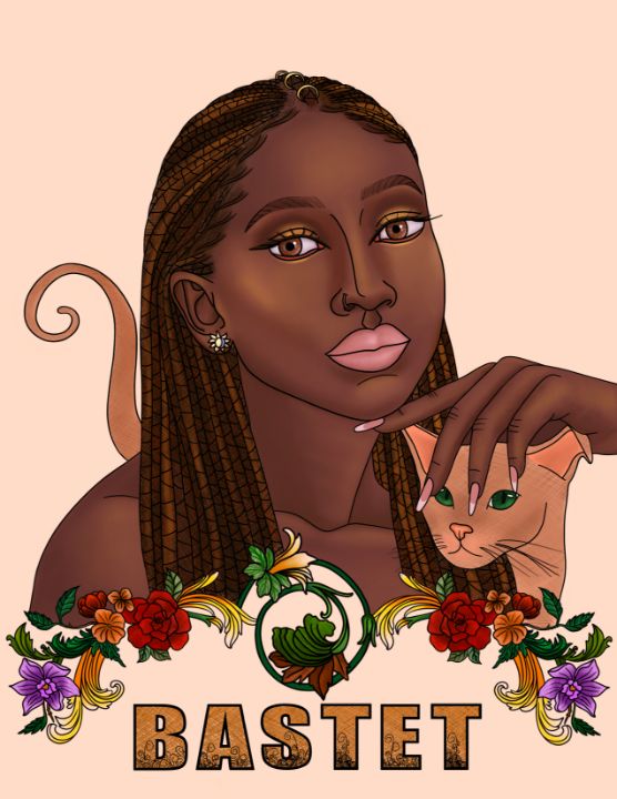 Bastet - Mystic Colour - Drawings & Illustration, Fantasy & Mythology ...