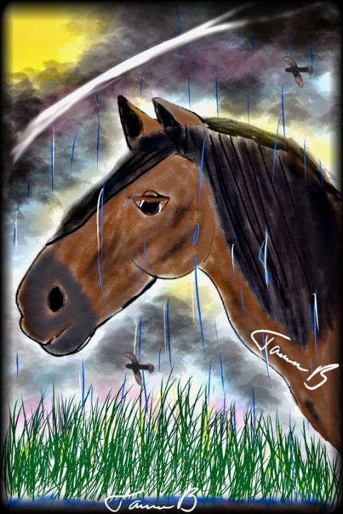 Charcoal - Watermark Face Vision lost souls - Digital Art & AI, Animals ...