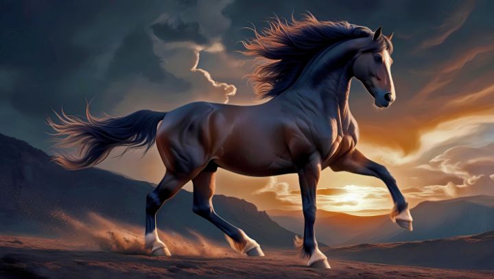 dancing Stallion - Dream galleria - Digital Art & AI, Animals, Birds ...
