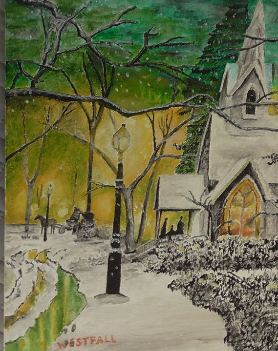 Christmas Eve - Ernie Westfall - Paintings & Prints, Religion ...