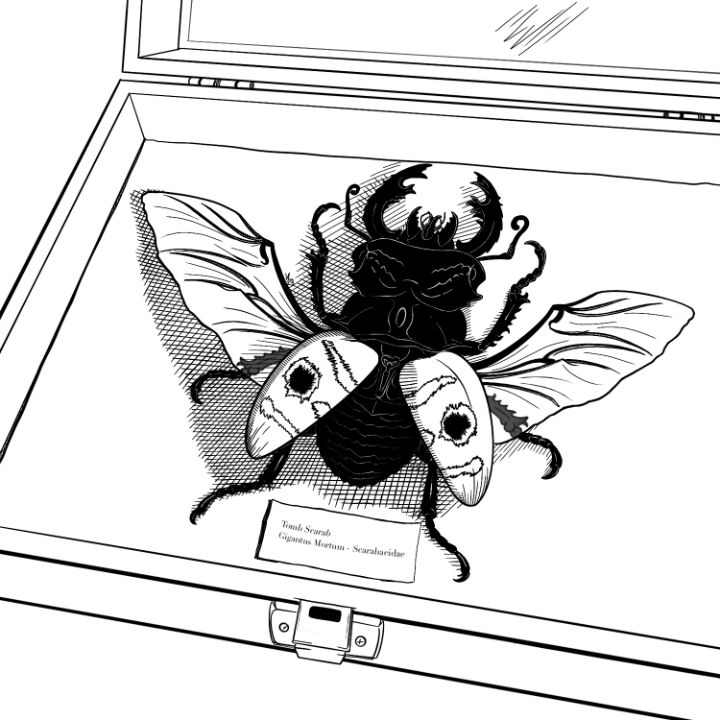 Tomb Scarab - Megapixie’s Hollow - Drawings & Illustration, Fantasy ...