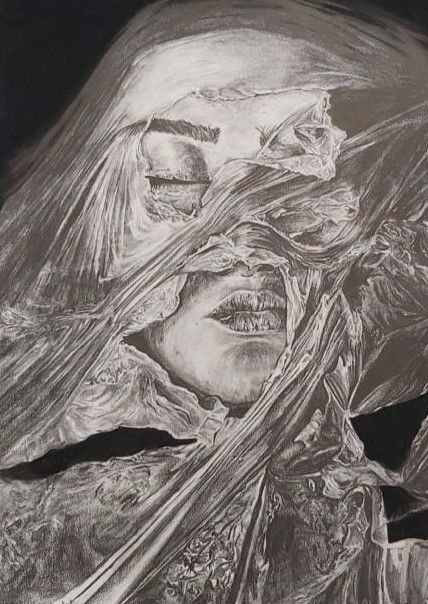 Veiled Elegance - RealButEtheral - Paintings & Prints, People & Figures ...