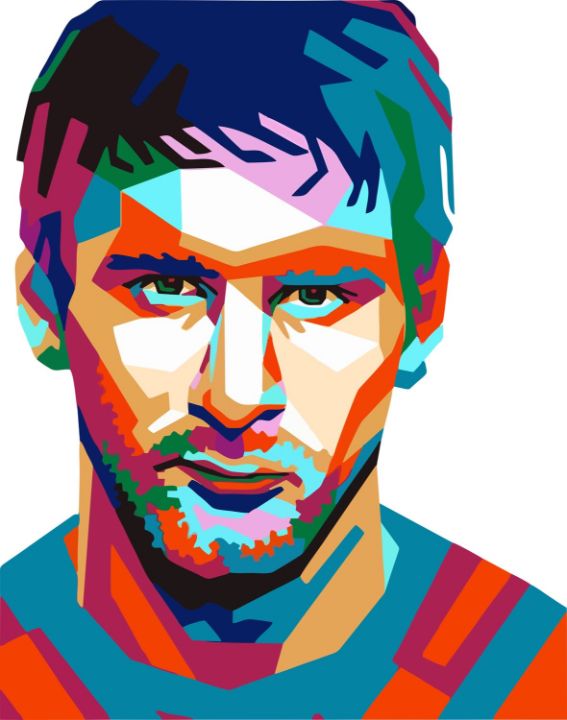 Pop_Art of Lionel Messi - Digital Artworks - Digital Art & AI, People ...