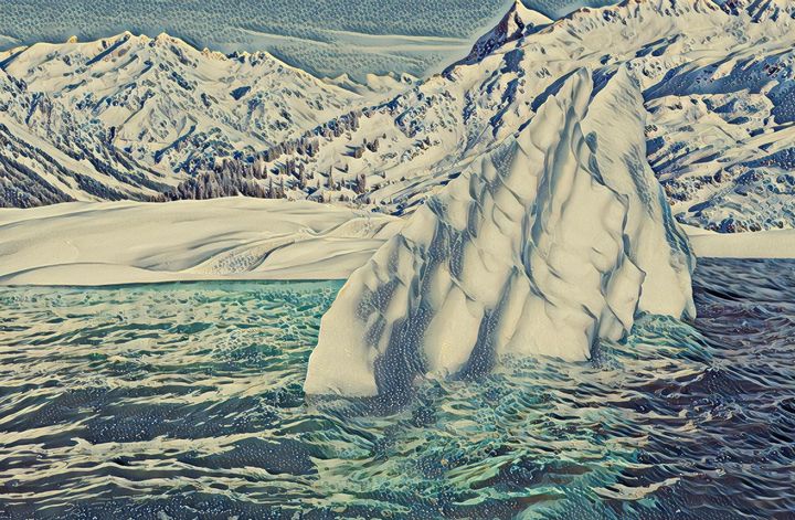 Kingdom of ice - Alex Chernov - Digital Art & AI, Landscapes & Nature ...