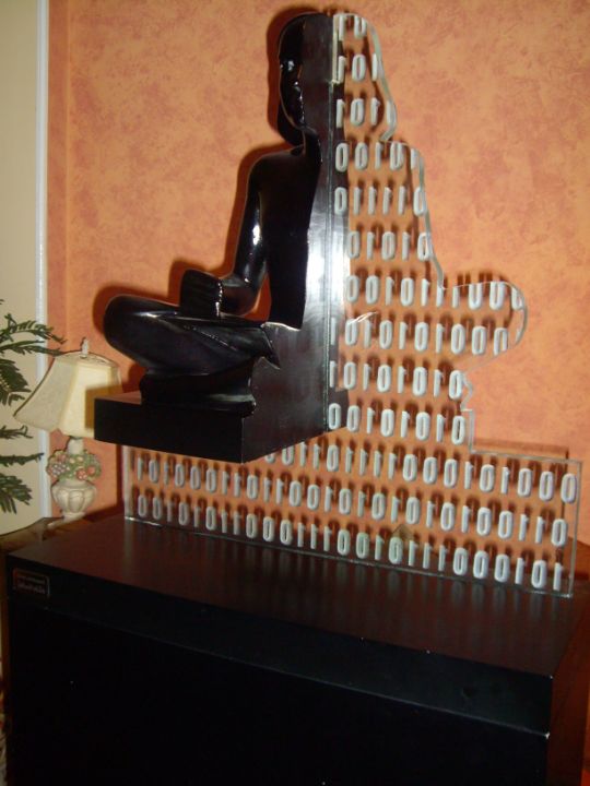 Old pharaohs Egyptian writer Today - Hesham Elsadek - Sculptures ...