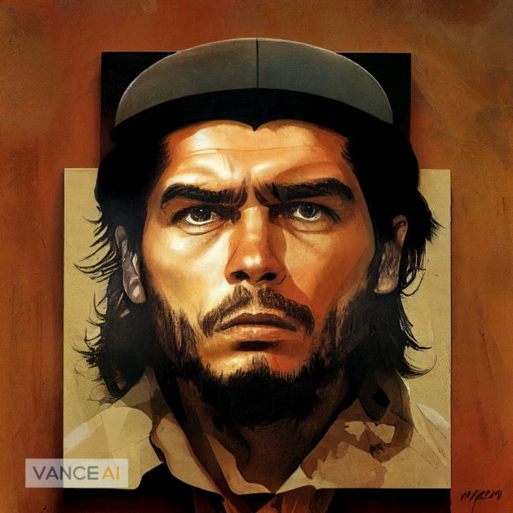 Che guevara portrait - ArtiArt - Digital Art & AI, People & Figures ...