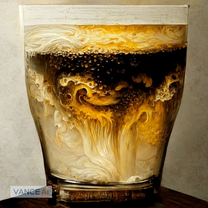 The strange glass of beer - ArtiArt - Digital Art & AI, Food & Beverage ...