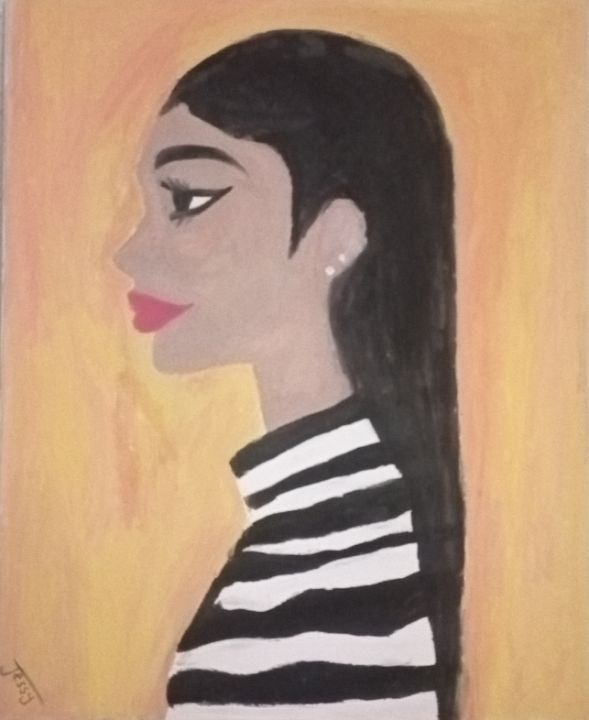 Différente et belle - Jessy - Paintings & Prints, People & Figures ...