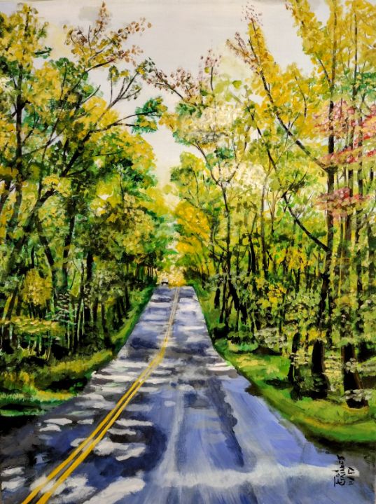 Going for a Spring drive. - In And Out Of Abstract - Paintings & Prints ...