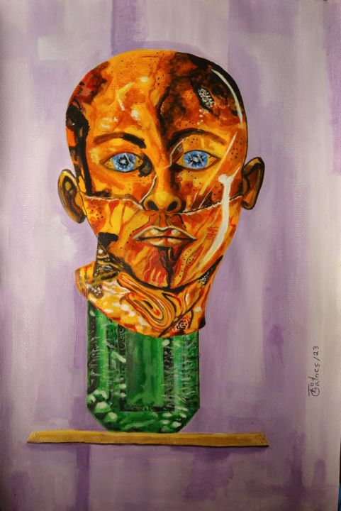 Bust of a young man - In And Out Of Abstract - Paintings & Prints ...